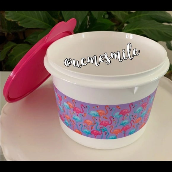 Tupperware | Kitchen | Tupperware Flamingos Round Nesting Storage ...
